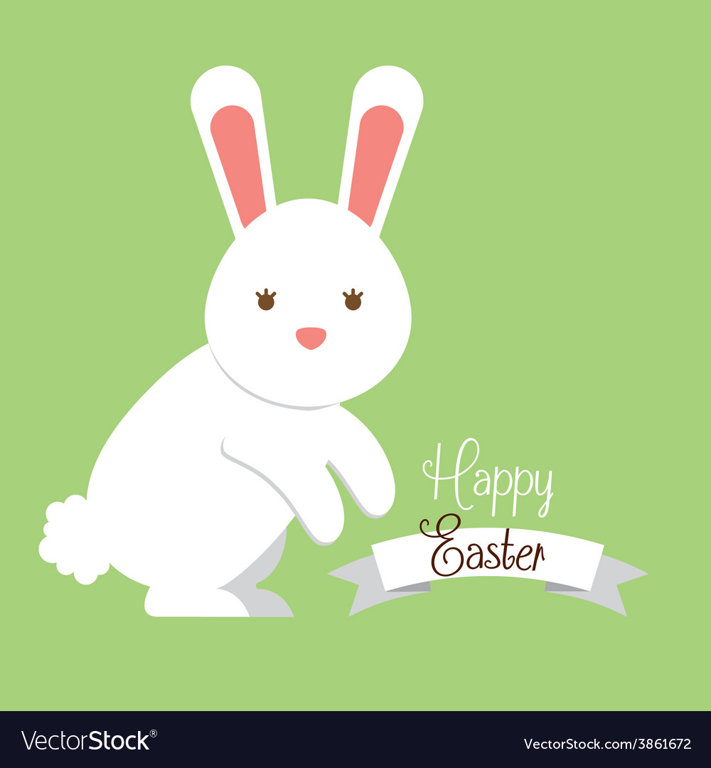 Happy easter Royalty Free Vector Image - VectorStock