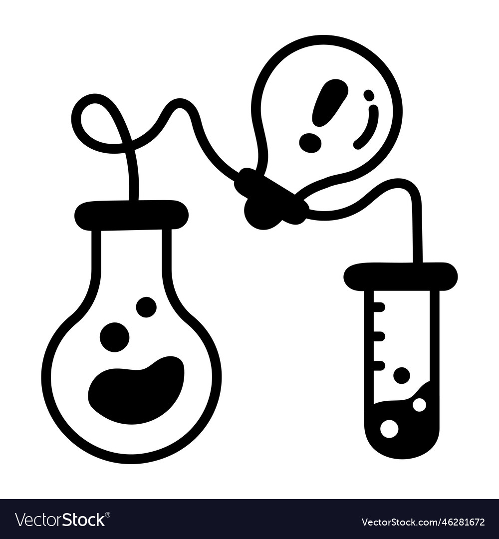 Lab test Royalty Free Vector Image - VectorStock