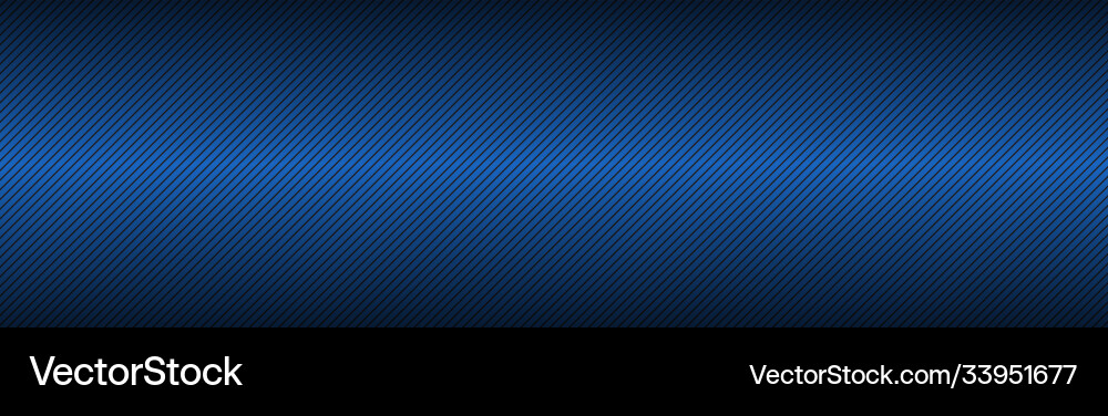 Black and blue abstract header diagonal lines Vector Image