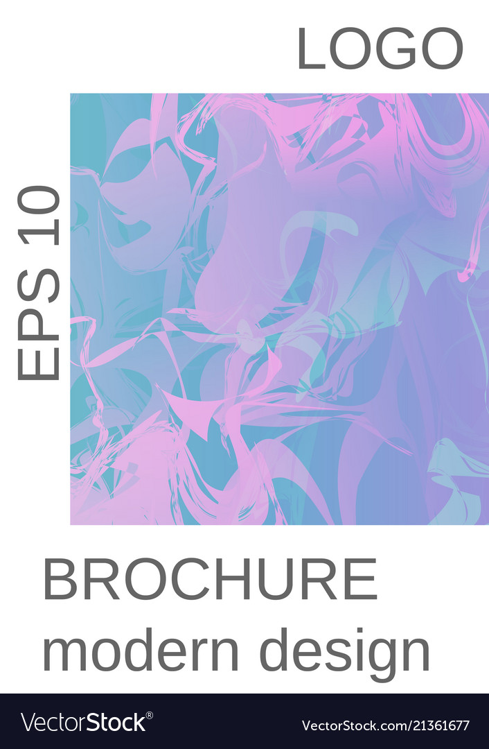 Creative fluid background from current forms Vector Image