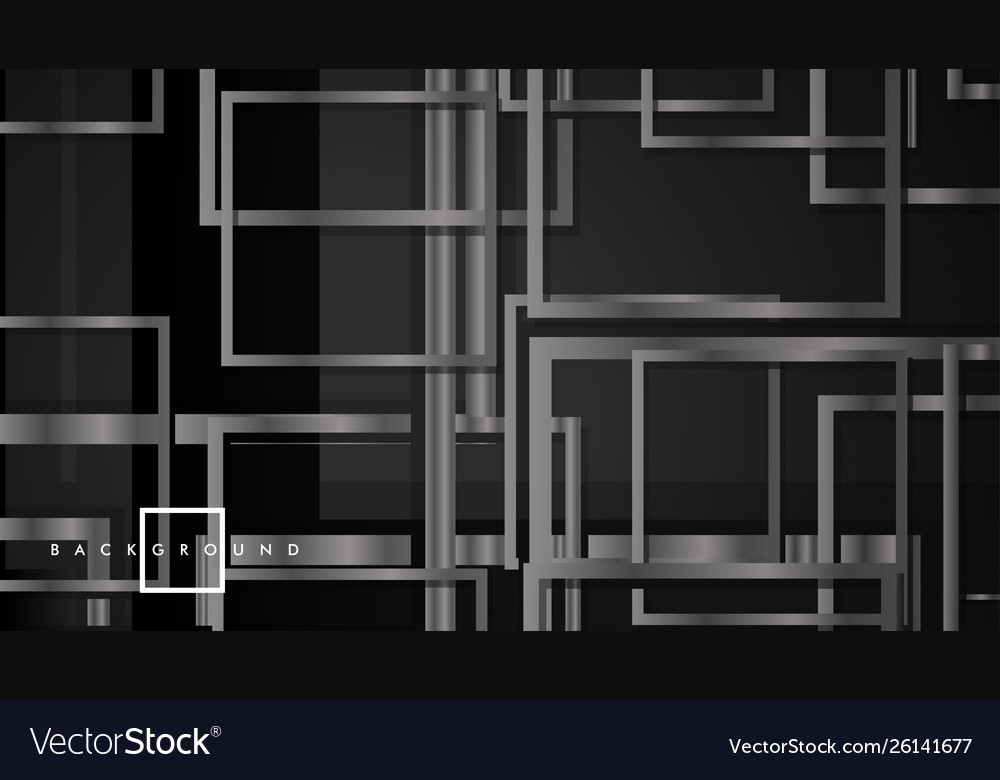 Modern abstract squares backgrounds with a black Vector Image