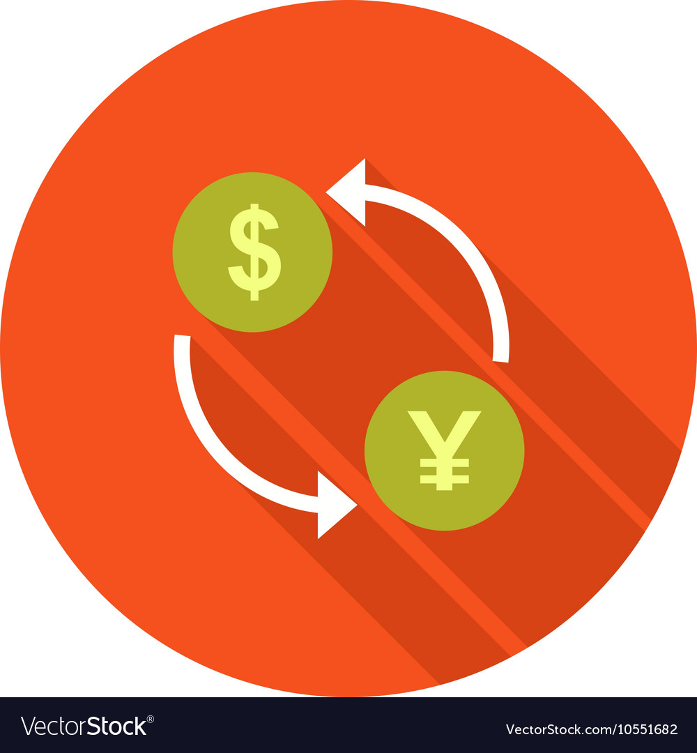 dollar-to-yen-convert-royalty-free-vector-image