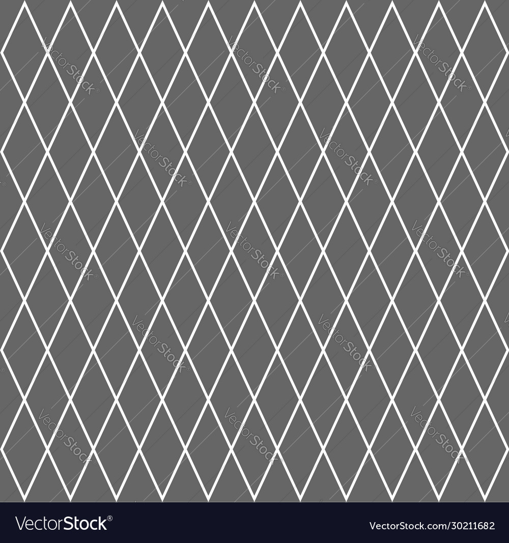 Geometric grid cell rhombus pattern background Vector Image