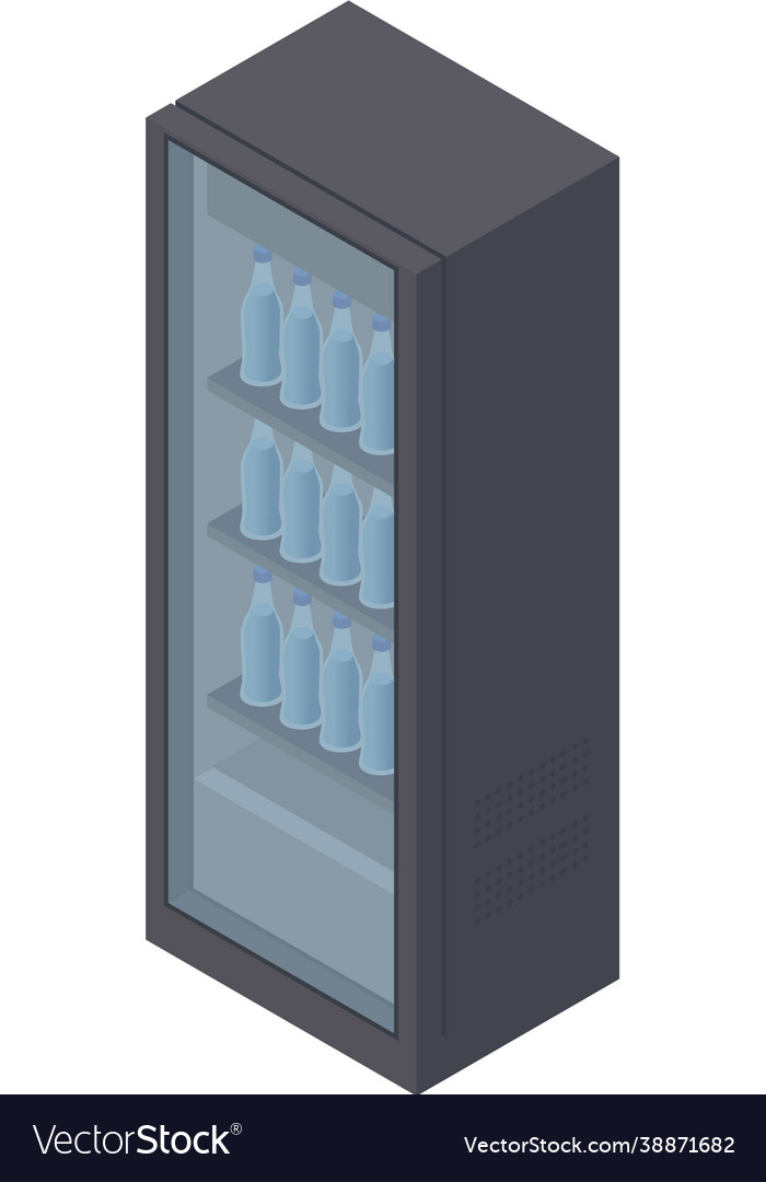 Isometric fridge Royalty Free Vector Image - VectorStock