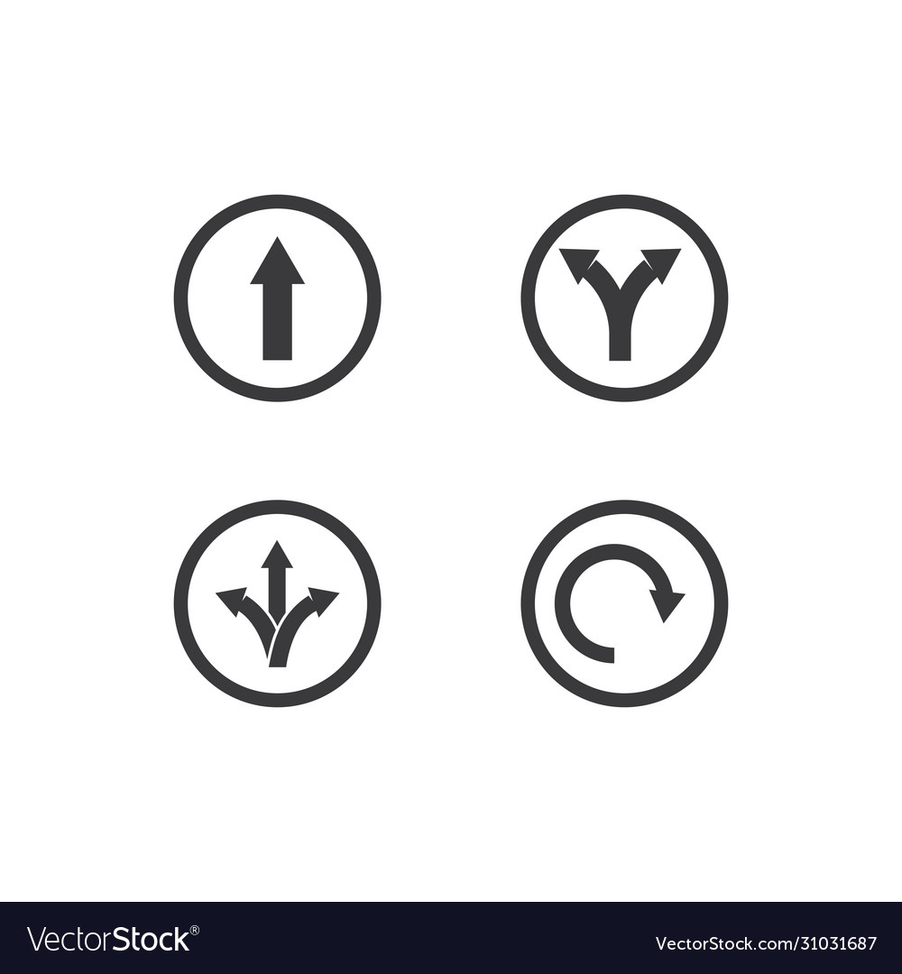 Direction icon Royalty Free Vector Image - VectorStock