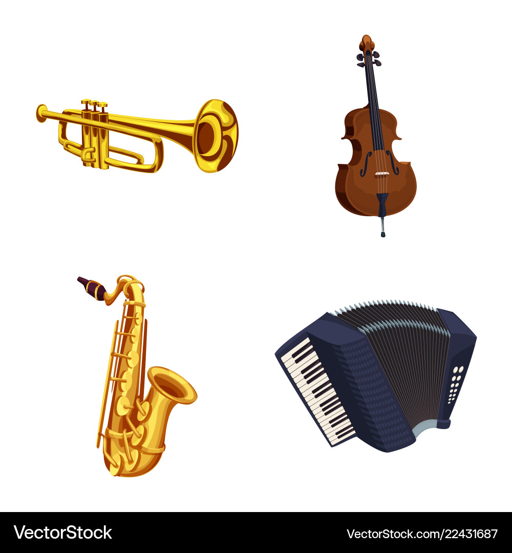 Music and tune symbol set Royalty Free Vector Image