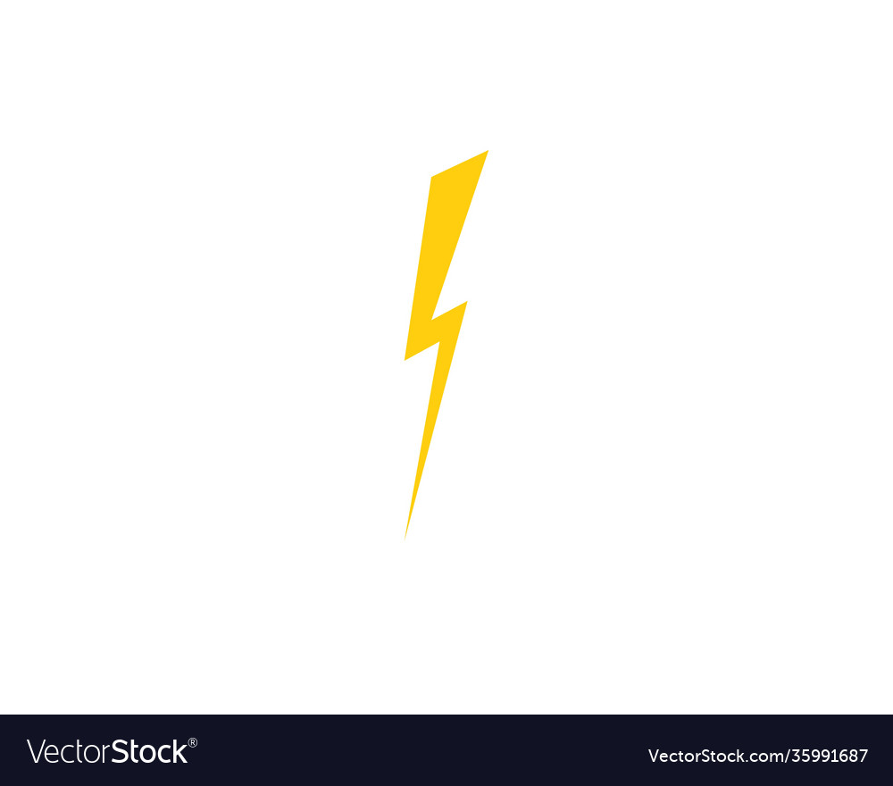 Thunderbolt Royalty Free Vector Image - VectorStock