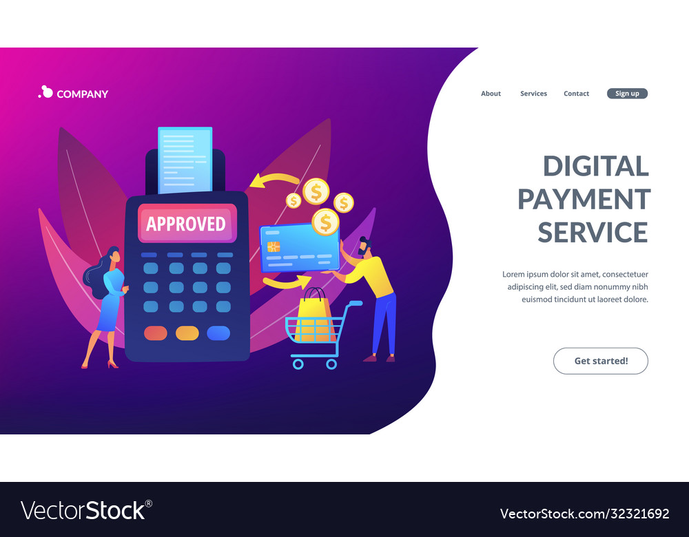 Payment processing concept landing page Royalty Free Vector Payment processing concept landing page Royalty Free Vector