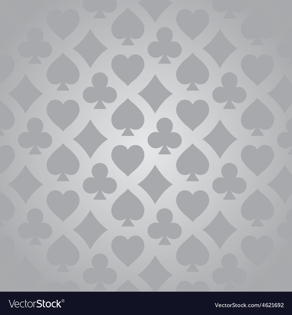 Playing card suits pattern Royalty Free Vector Image