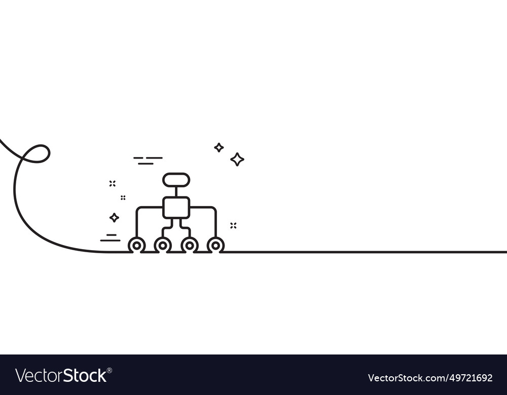 Restructuring line icon business architecture Vector Image Restructuring line icon business architecture Vector Image