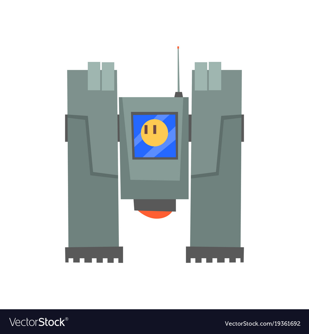 Robotic machine engineering concept Royalty Free Vector