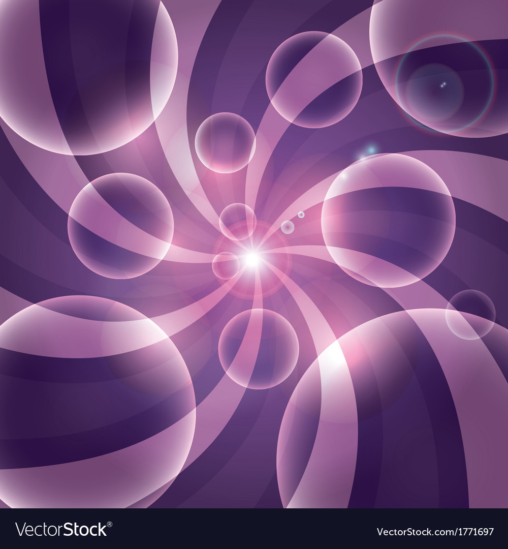 Bubble Purple background Royalty Free Vector Image
