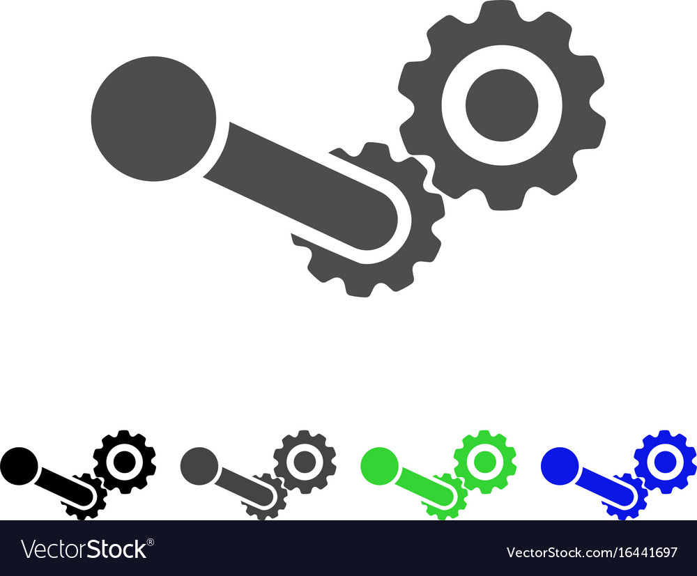 Engine flat icon Royalty Free Vector Image - VectorStock
