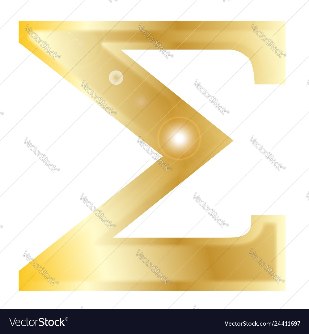 Sigma Royalty Free Vector Image - VectorStock
