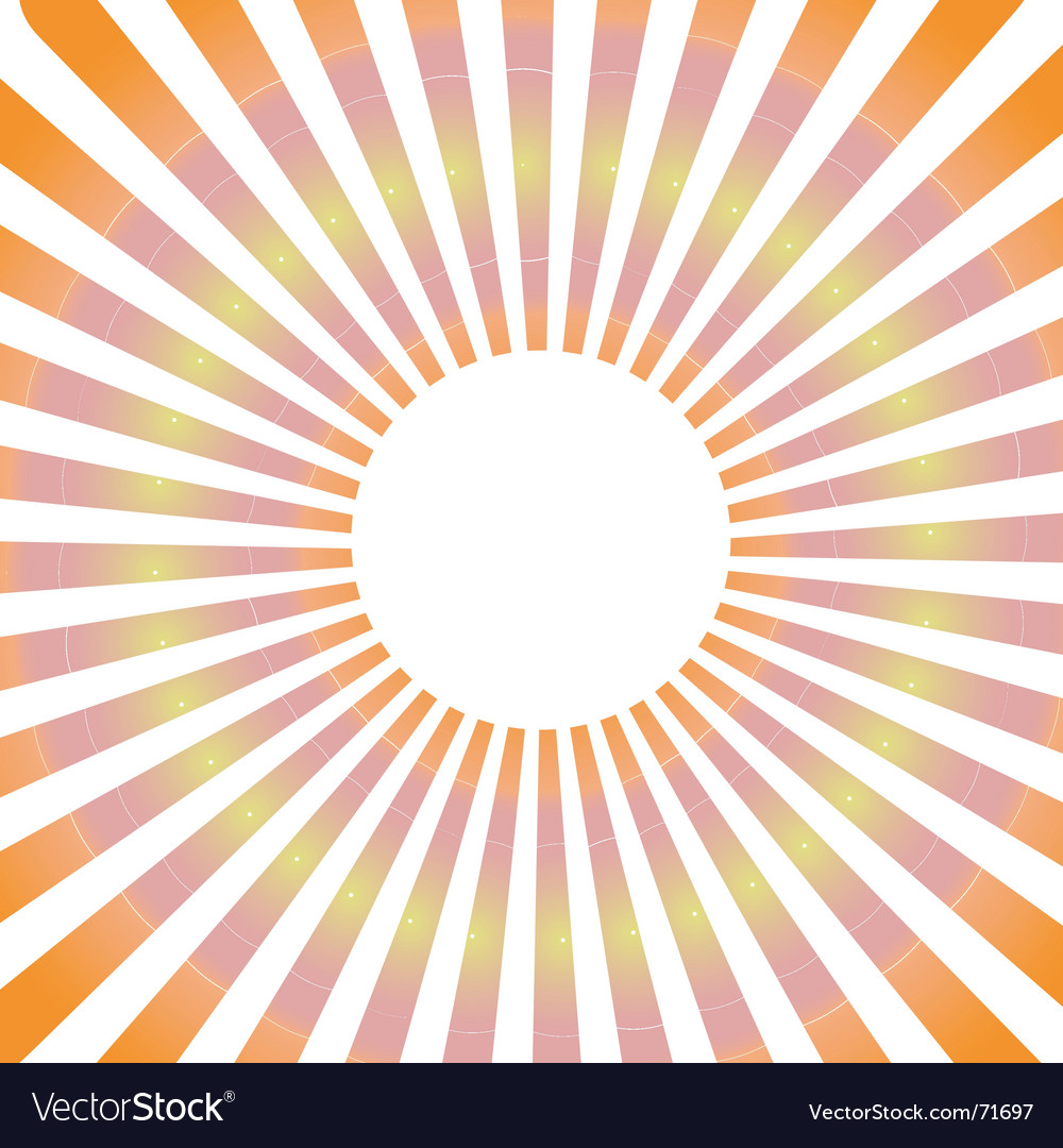 Sunbeam Royalty Free Vector Image - VectorStock