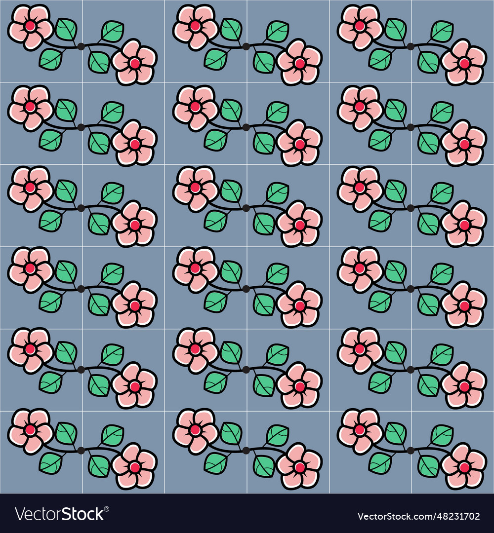 Cute small flower pattern background Royalty Free Vector