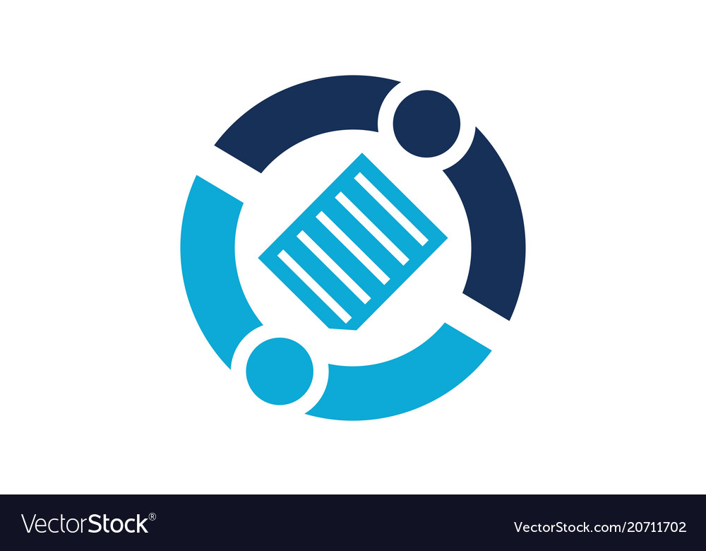 Document sharing Royalty Free Vector Image - VectorStock