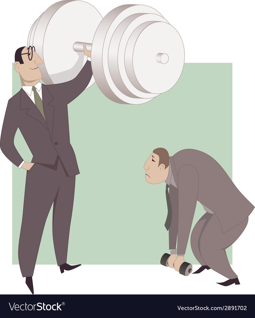 Improving job performance Royalty Free Vector Image