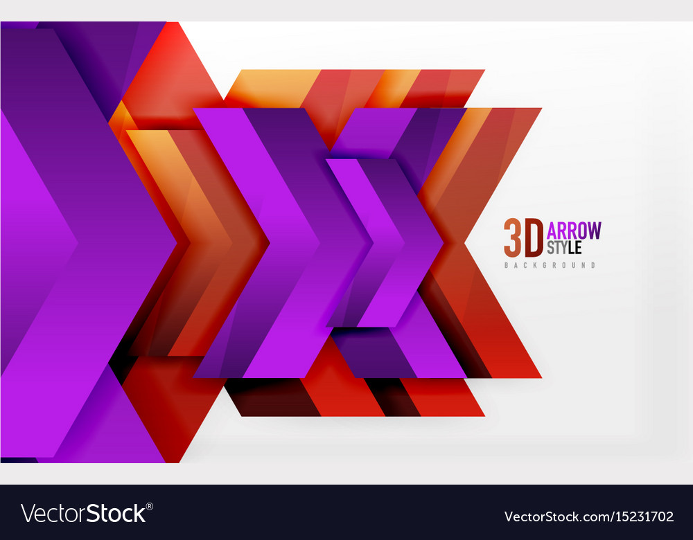 Techno arrow background Royalty Free Vector Image