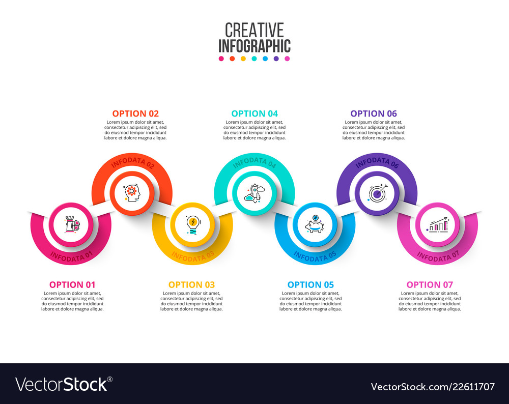 Business data visualization abstract diagram with Vector Image Business data visualization abstract diagram with Vector Image