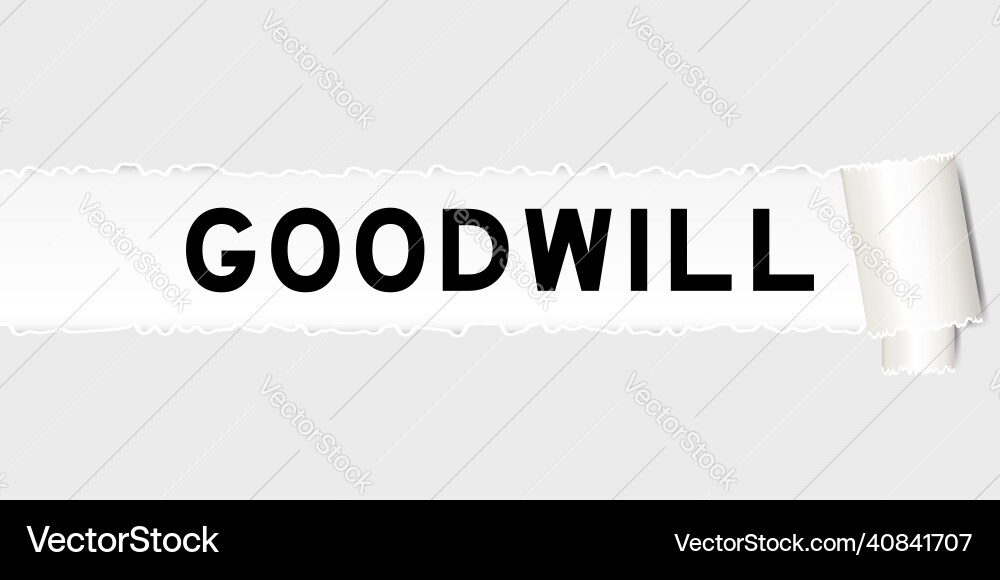 Ripped gray paper background that have word Vector Image