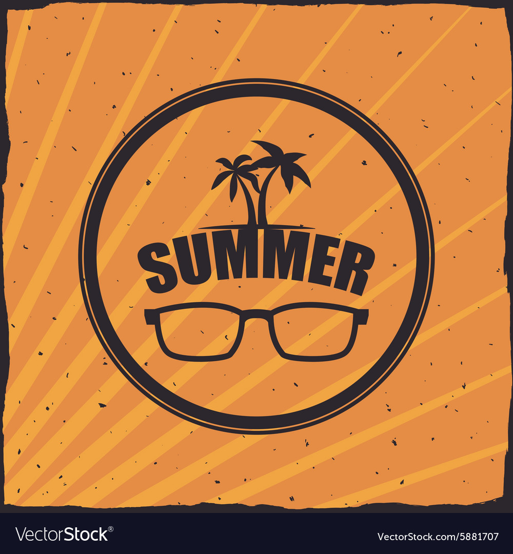 Summertime design Royalty Free Vector Image - VectorStock