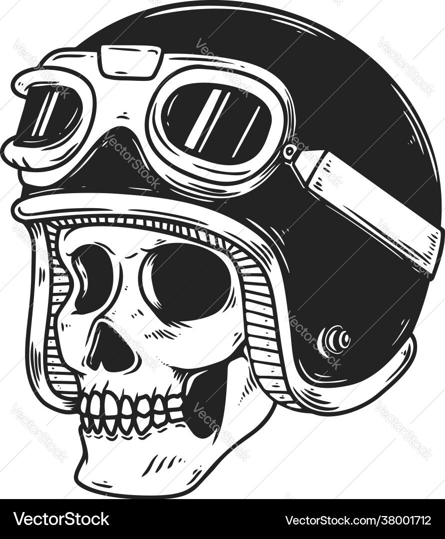 Skull Design Helmet