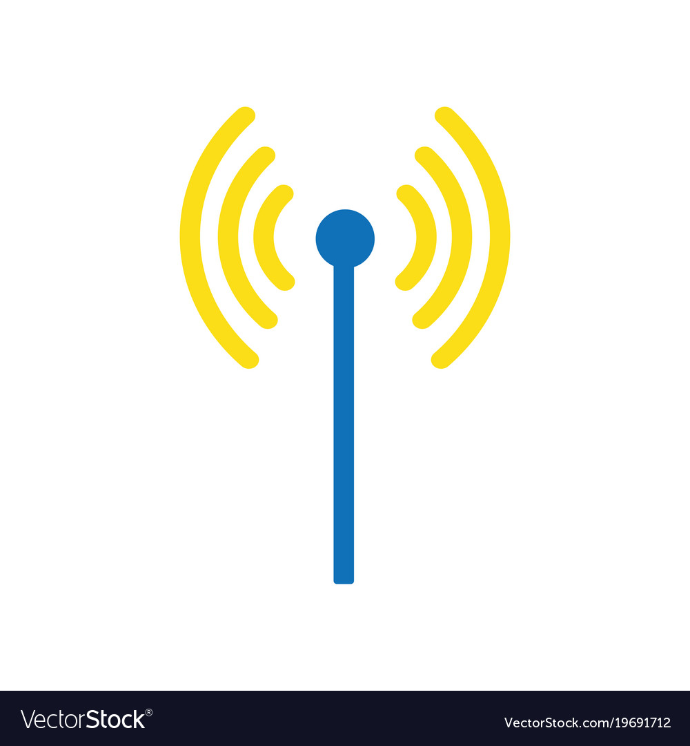 Isolated wifi design Royalty Free Vector Image