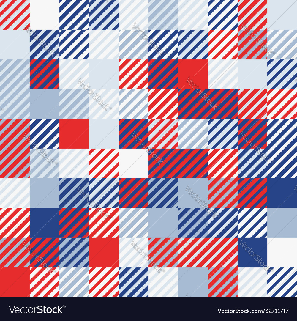 Random Colored Abstract Geometric Mosaic Pattern Vector Image