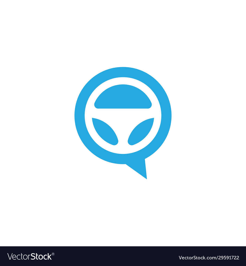 Driver icon template Royalty Free Vector Image