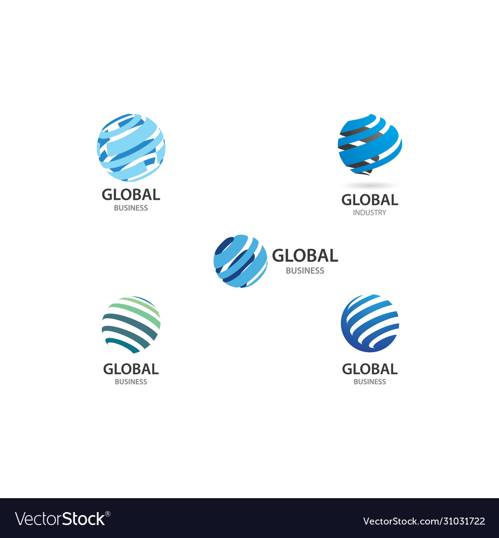 Globe technology Royalty Free Vector Image - VectorStock