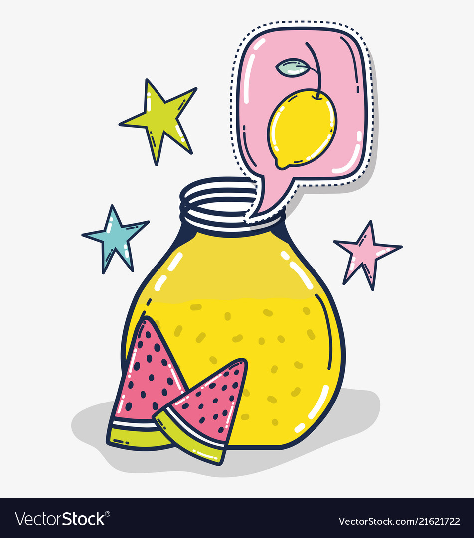 Lemonade in mason jar Royalty Free Vector Image Lemonade in mason jar Royalty Free Vector Image