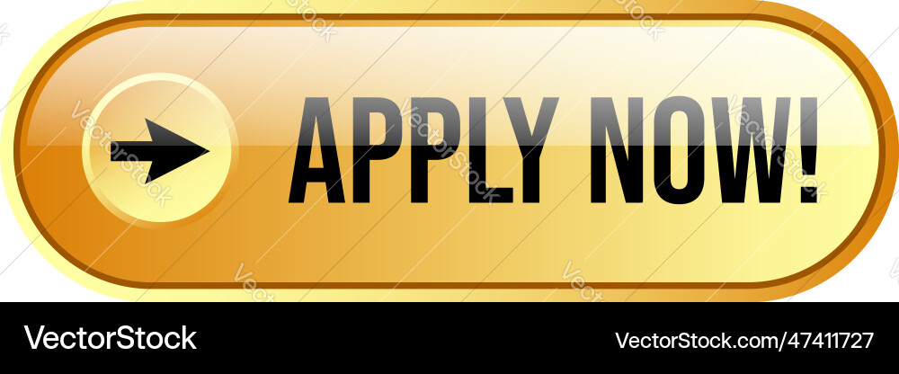 3d glossy apply now icon apply now stamp rubber Vector Image