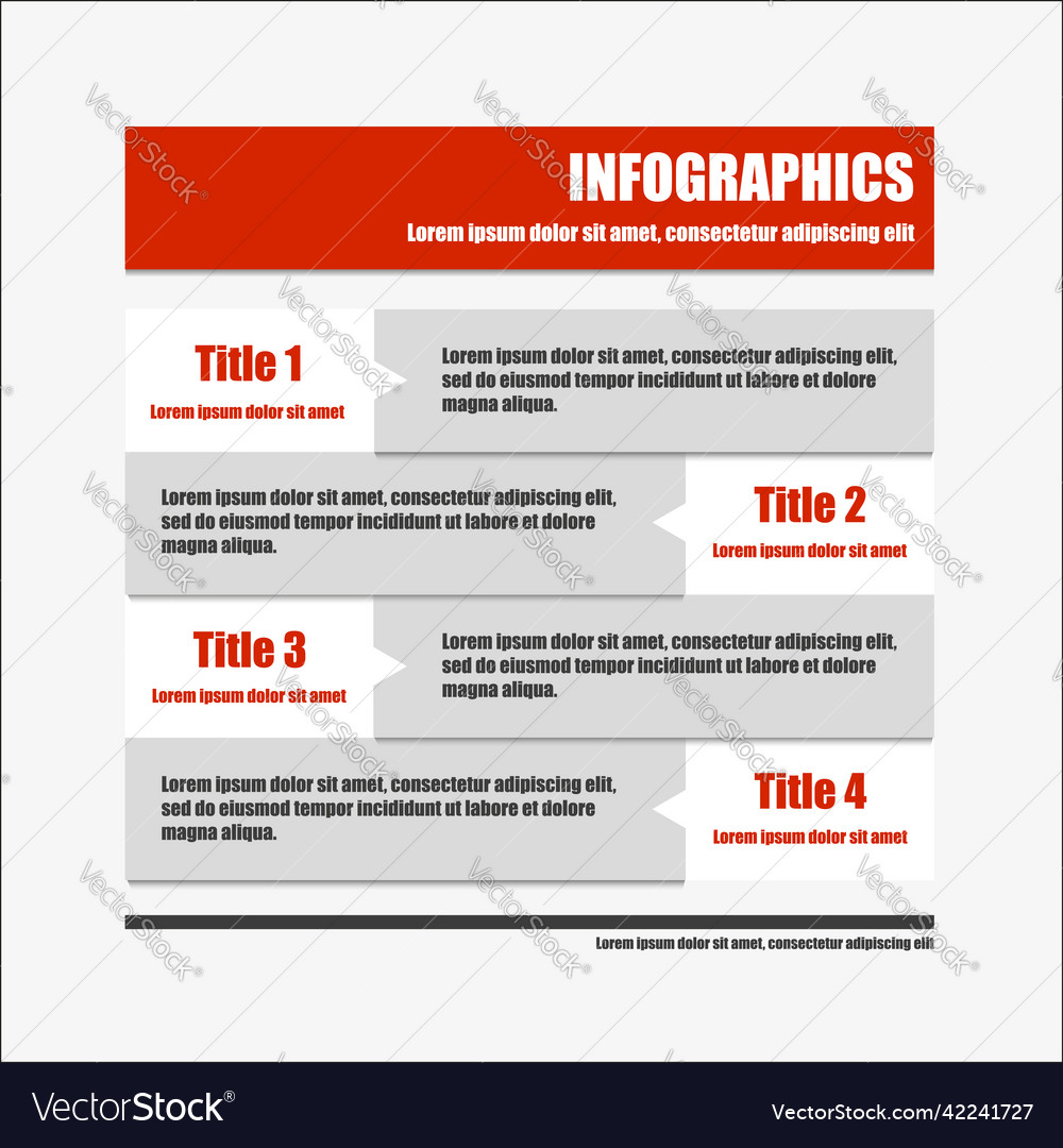 Abstract infographic template for chart diagram Vector Image