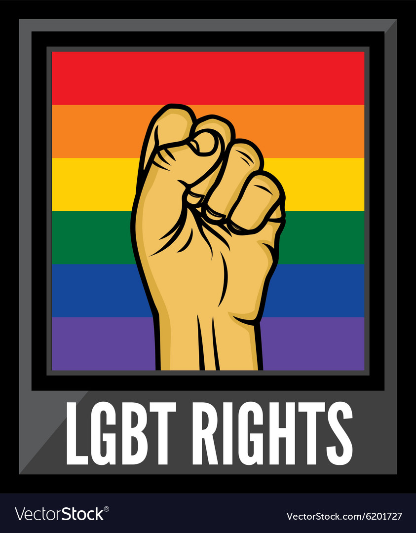 Lgbt rights2 Royalty Free Vector Image - VectorStock