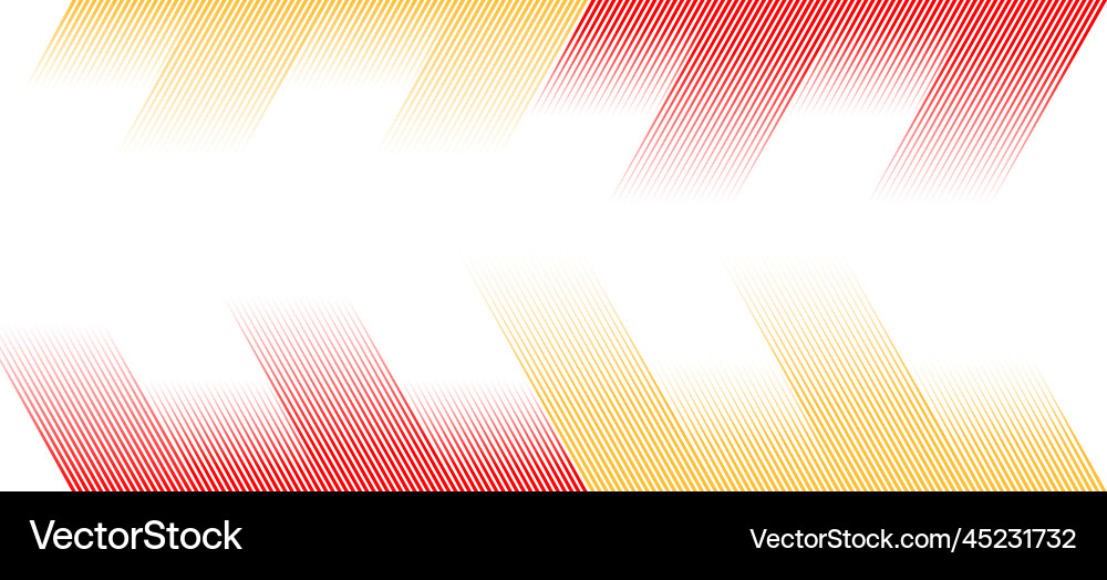 Red yellow arrow white background design 300 Vector Image