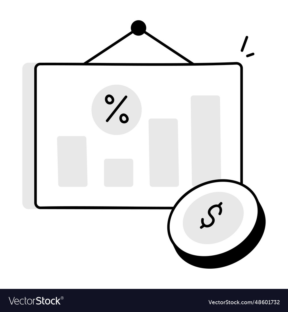 Sales analysis Royalty Free Vector Image - VectorStock