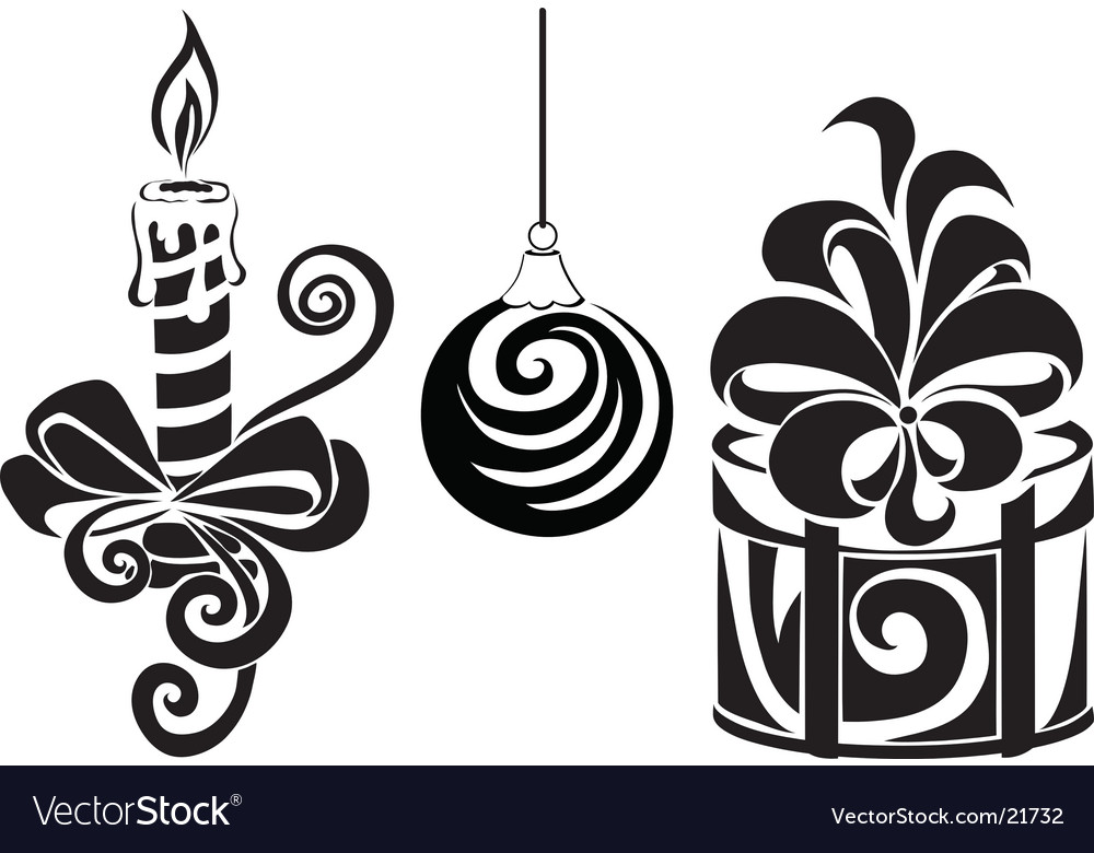 Set for christmas Royalty Free Vector Image - VectorStock