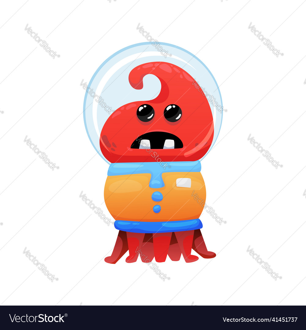 Alien cartoon Royalty Free Vector Image - VectorStock