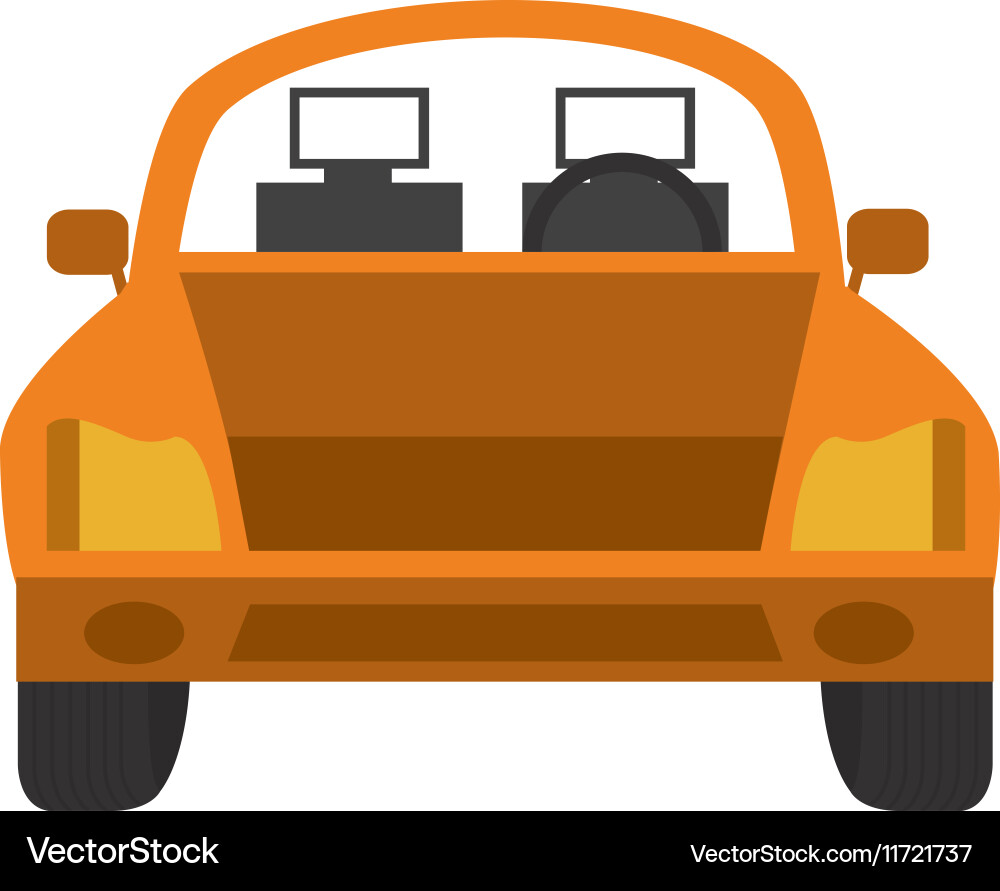 Car auto vehicle isolated icon Royalty Free Vector Image