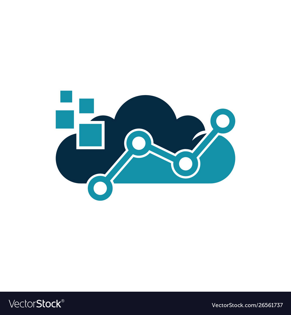 Cloud logo template Royalty Free Vector Image - VectorStock