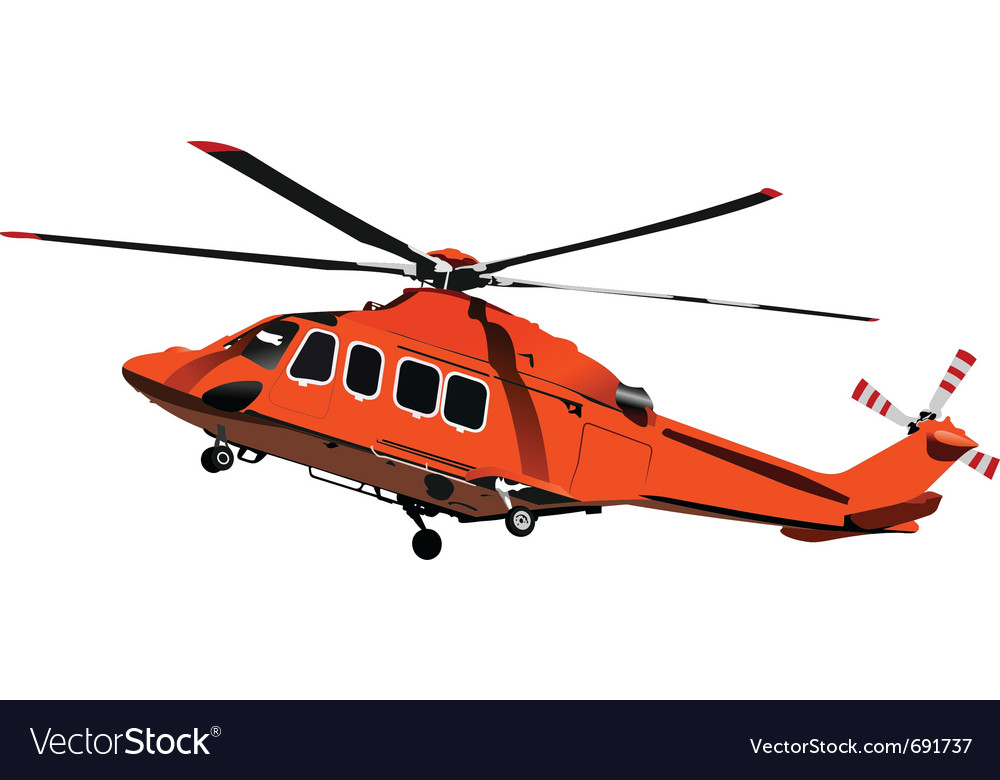 Helicopter Royalty Free Vector Image - VectorStock