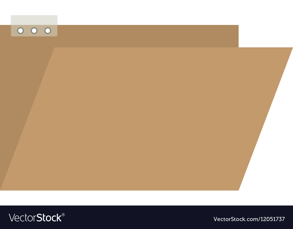 Isolated file design Royalty Free Vector Image