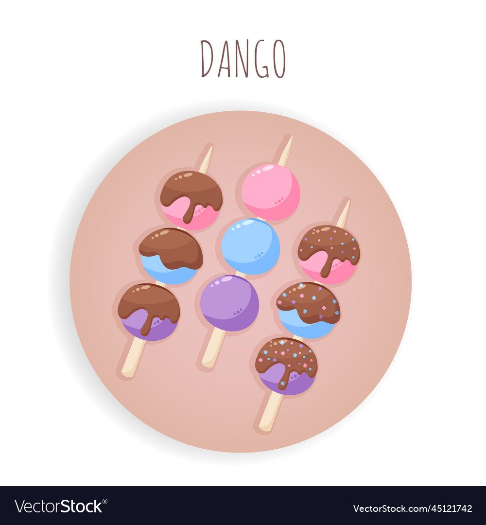 Dango Royalty Free Vector Image - VectorStock