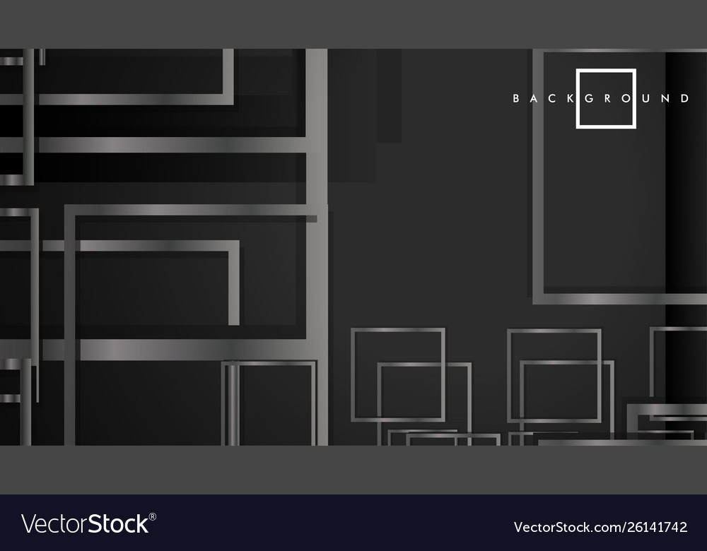 Modern abstract squares backgrounds with a black Vector Image