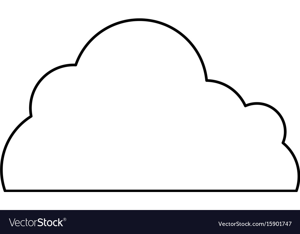Cloud computing symbol Royalty Free Vector Image