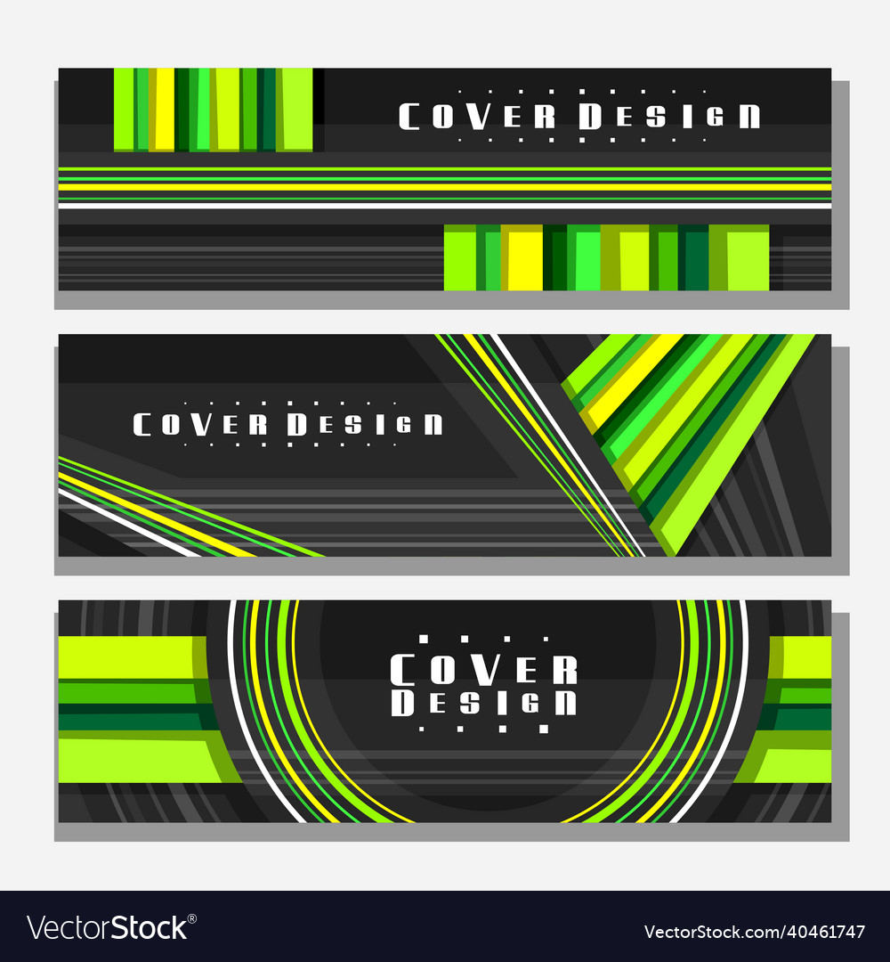 Headers set Royalty Free Vector Image - VectorStock
