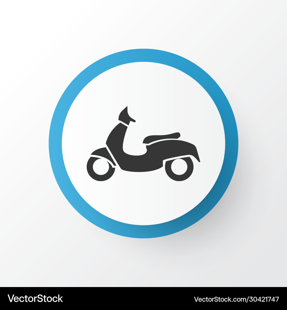 Moped icon symbol premium quality isolated Vector Image