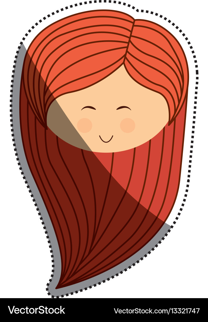 Woman cute cartoon Royalty Free Vector Image - VectorStock