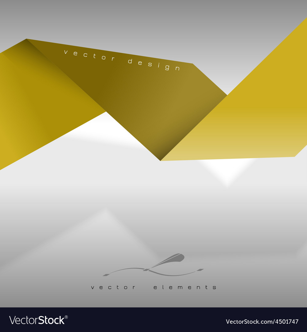 Yellow layout Royalty Free Vector Image - VectorStock